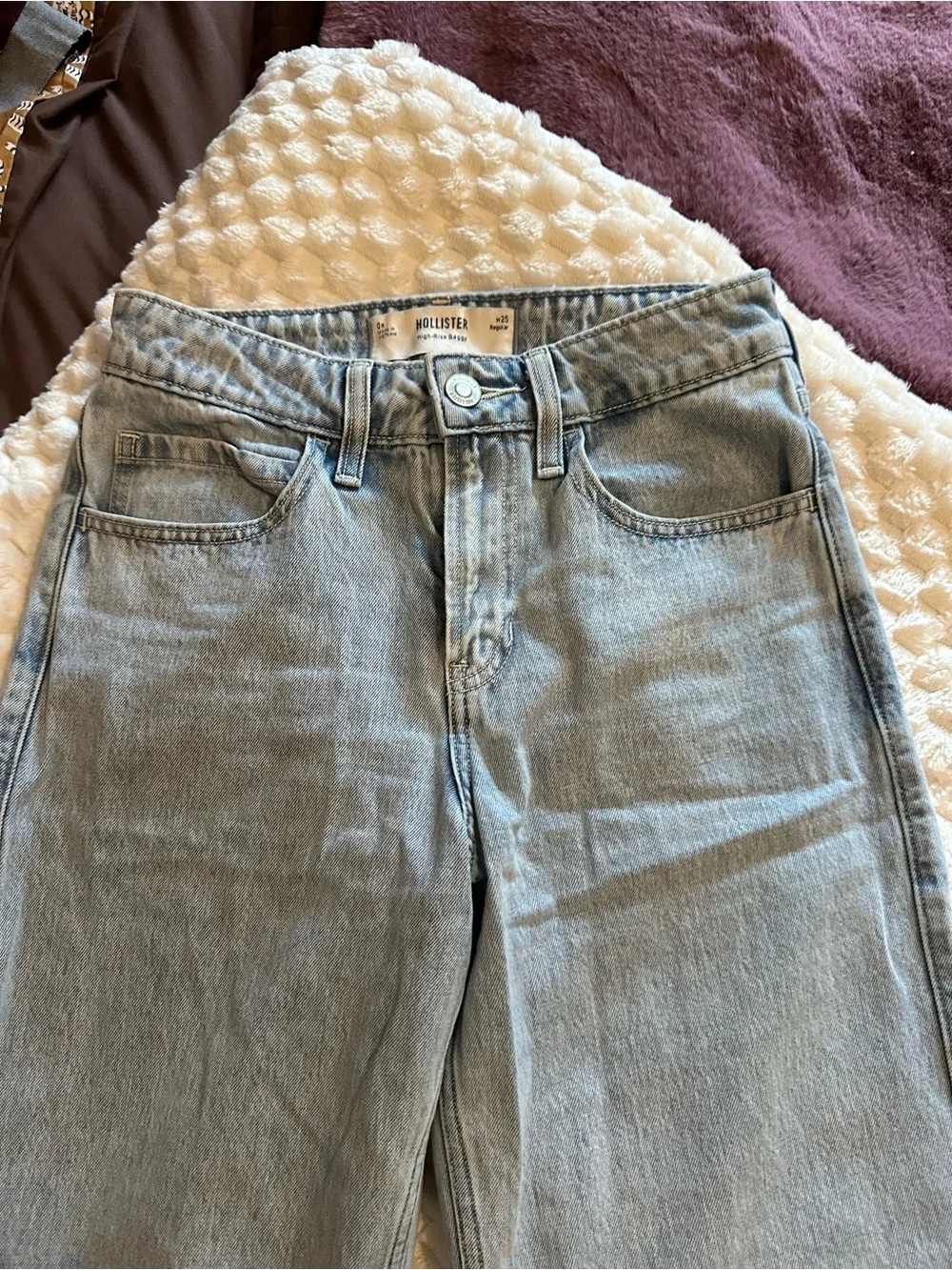 Hollister | Jeans | Hollister Light Blue Wide Leg Flare Jeans | Poshmark